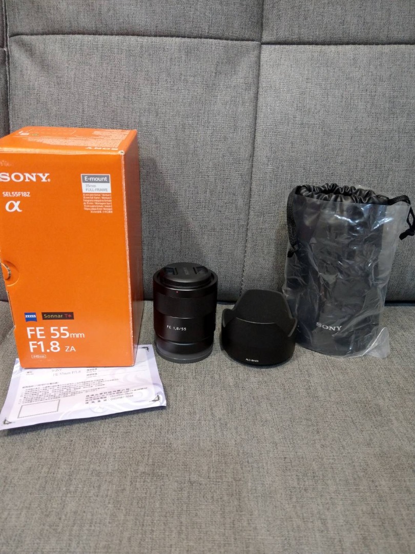 Sony SEL55F18F 水貨 55mm f1.8 A73 A74 A7R3 A7R4 A7R5 A7C, 相機攝影, 鏡頭及裝備在旋轉拍賣