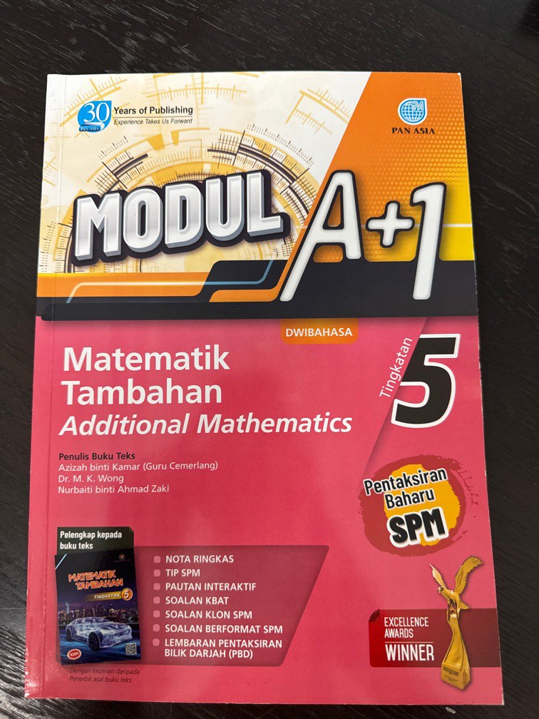 Spm modul A+1 add maths workbook, Hobbies & Toys, Books & Magazines ...