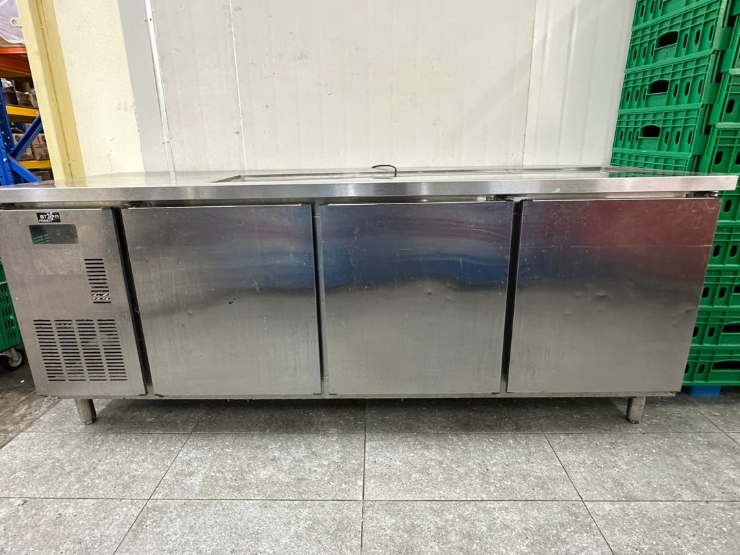 STAR PRIMEO stainless steel Counter Chiller with open top counter, TV ...