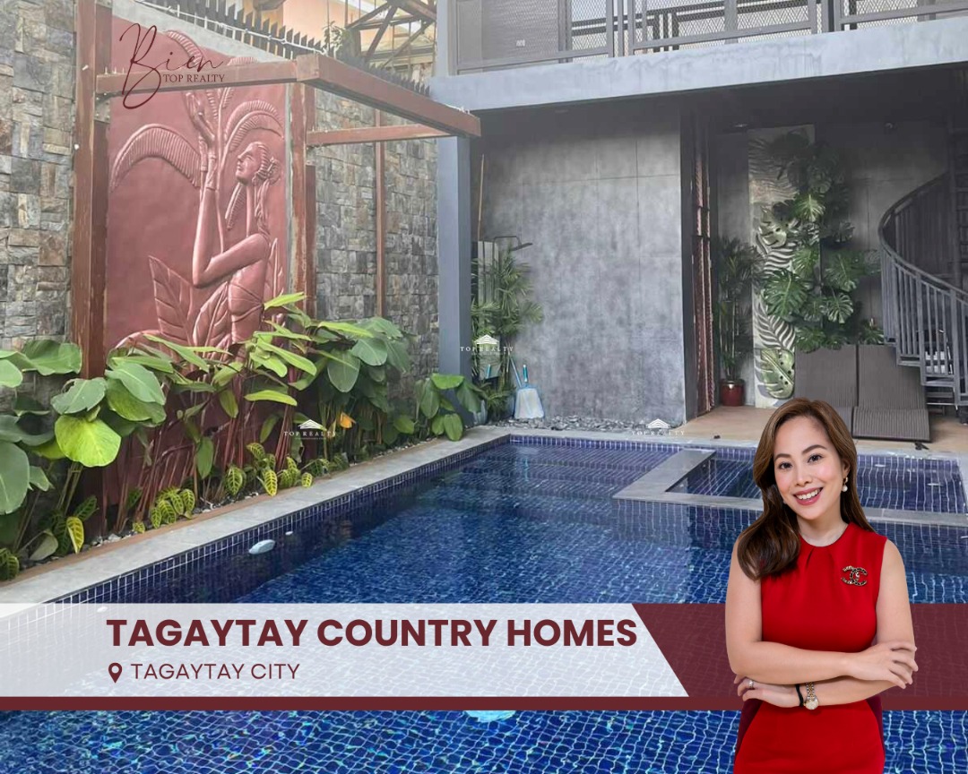 Tagaytay Country Homes House for Sale, Resthouse for Sale in Tagaytay with Pool, Jacuzzi, High ...