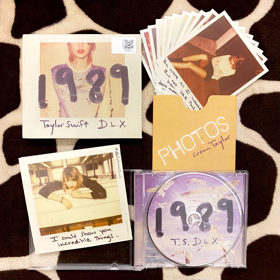 Taylor Swift 1989 Deluxe CD & Polaroids (100% Authentic), Hobbies ...