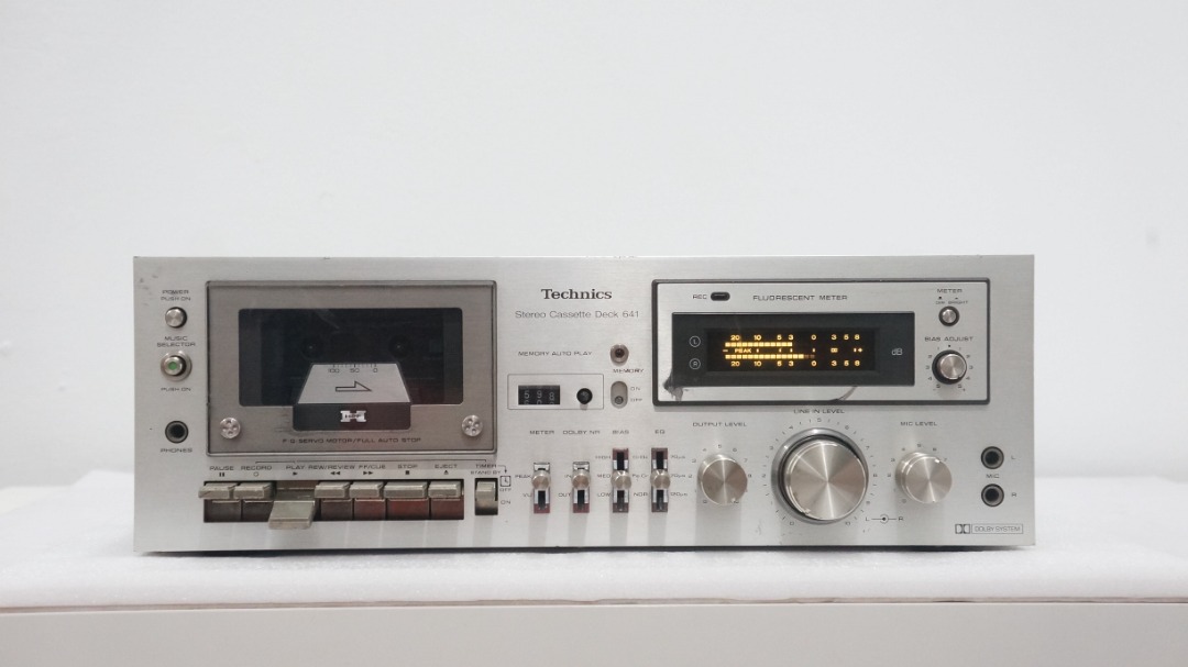 Technics RS-641 Vintage Stereo Cassette Deck, Audio, Other Audio ...