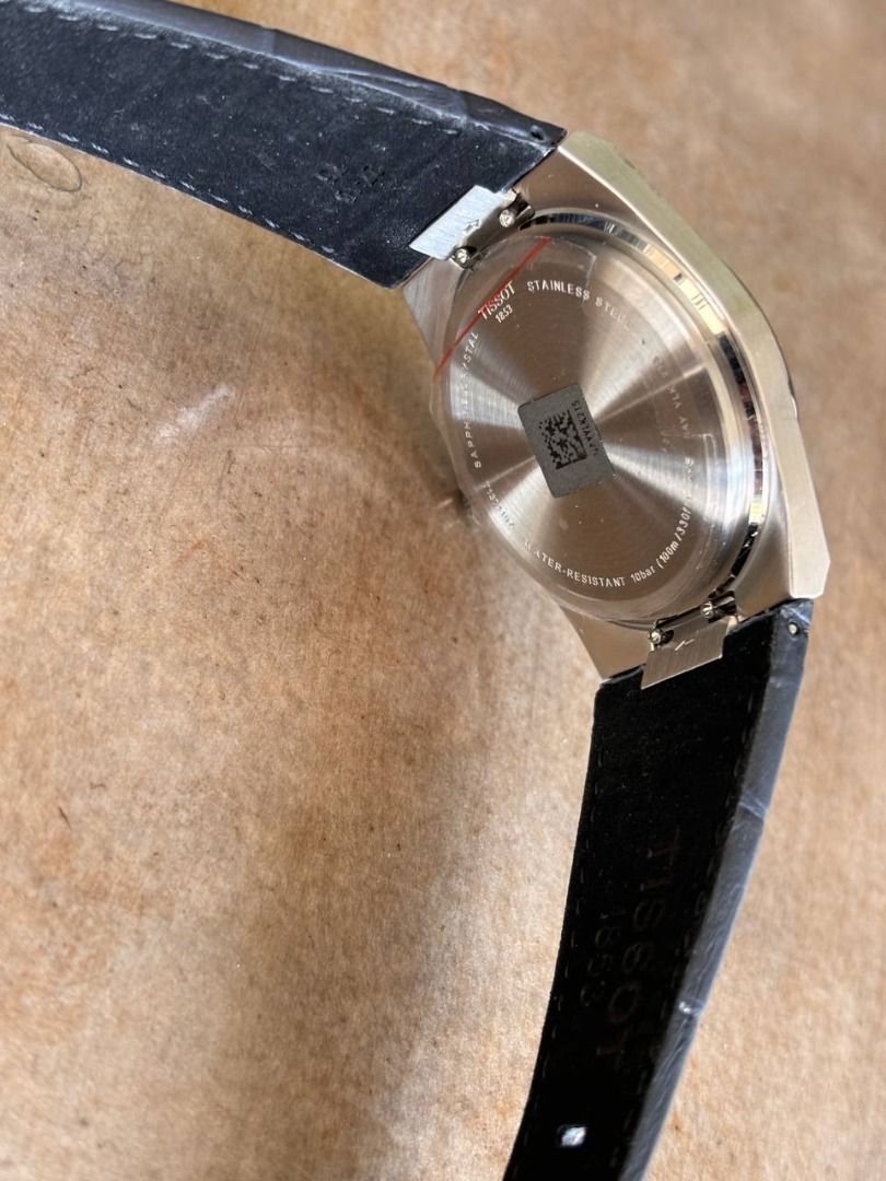 Tissot PRX Quartz Blue Leather, Luxury, Watches on Carousell