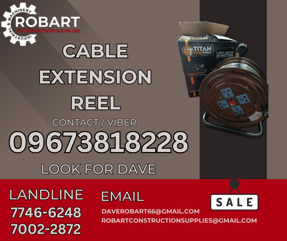 TITAN CABLE EXTENSION REEL, Commercial & Industrial, Industrial ...