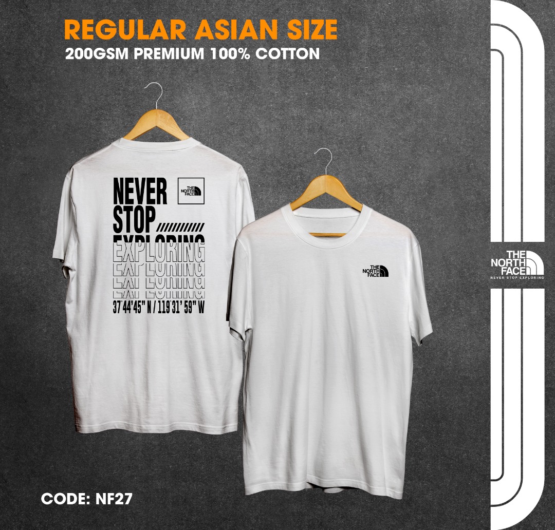 T-Shirt The North Face CODE: NF22 / NF26 / NF27 / NF28, Men's Fashion ...