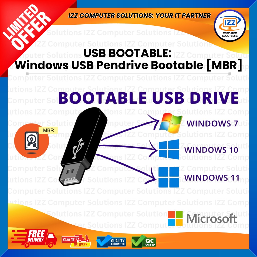 USB BOOTABLE: Windows USB Pendrive Bootable for Windows Repairing ...