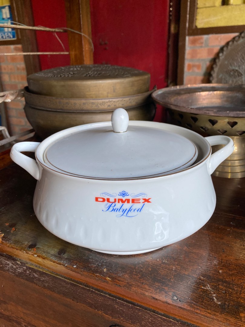 Vintage Dumex Baby Food Tureen, Furniture & Home Living, Kitchenware ...
