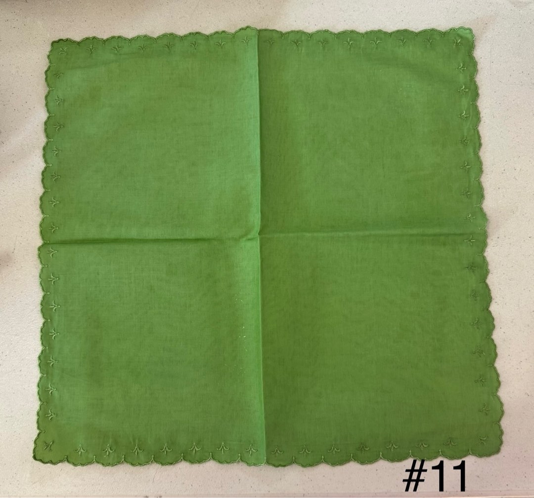 Vintage Green Doily Handkerchief, Everything Else, Others on Carousell