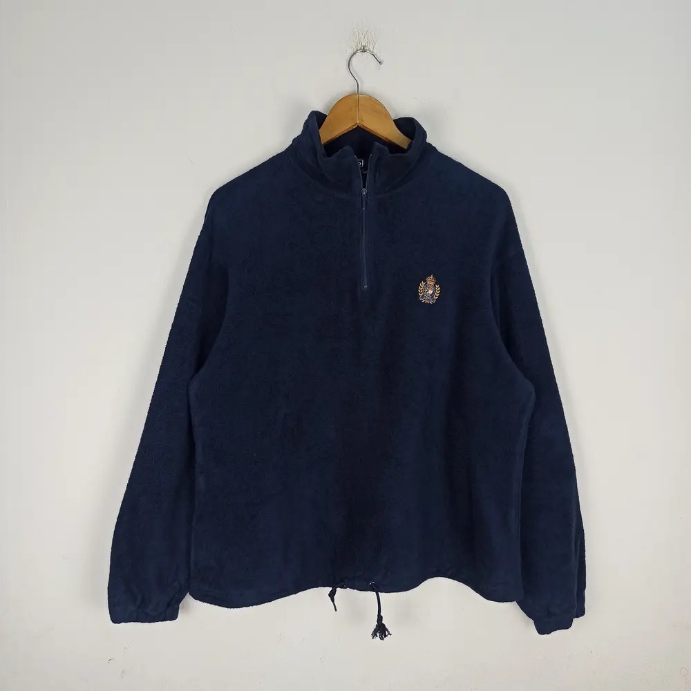 Vintage Polo Ralph Lauren Fleece Small Logo Half Zipper, Men's Fashion, Tops & Sets, Hoodies on ...