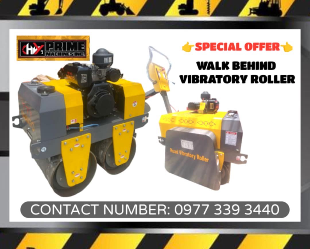 WALK BEHIND VIBRATORY ROLLER (MINI PISON), Commercial & Industrial ...