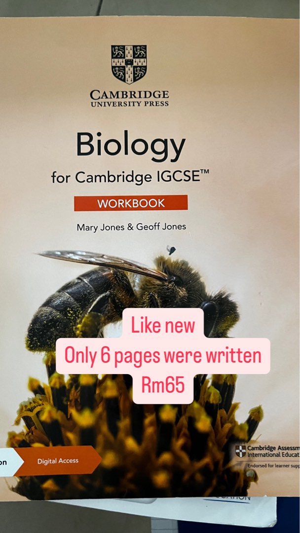Workbook Igcse Hobbies And Toys Books And Magazines Textbooks On Carousell