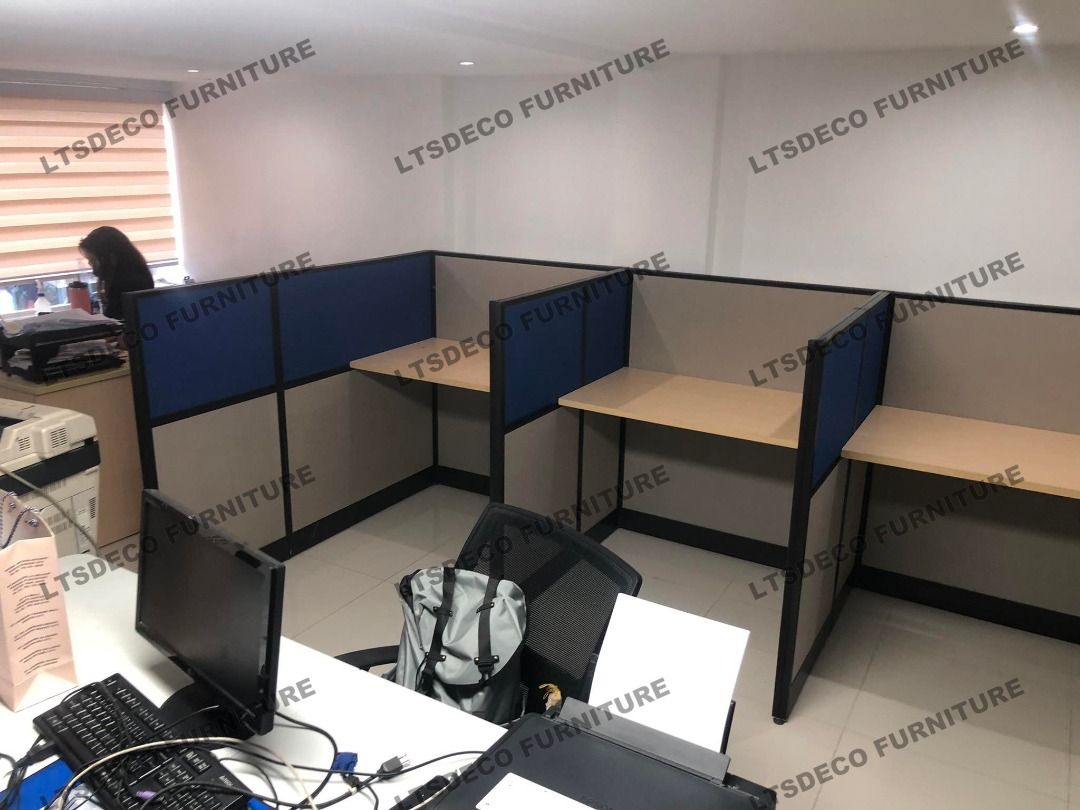 workstation modular office partitions, Furniture & Home Living, Office ...