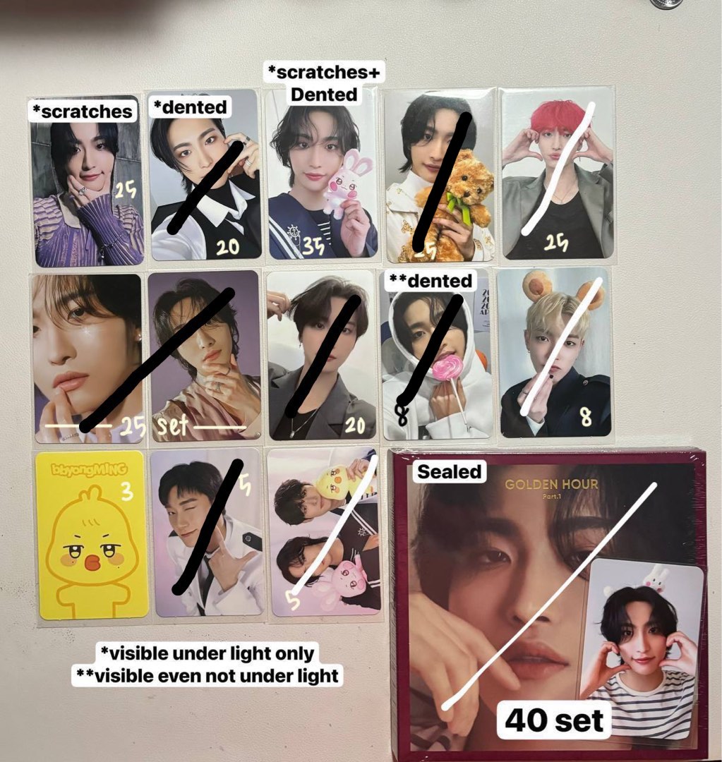 WTS ATEEZ SEONGHWA HONGJOONG YUNHO SAN MINGI JONGHO PHOTOCARDS POB PCS ...