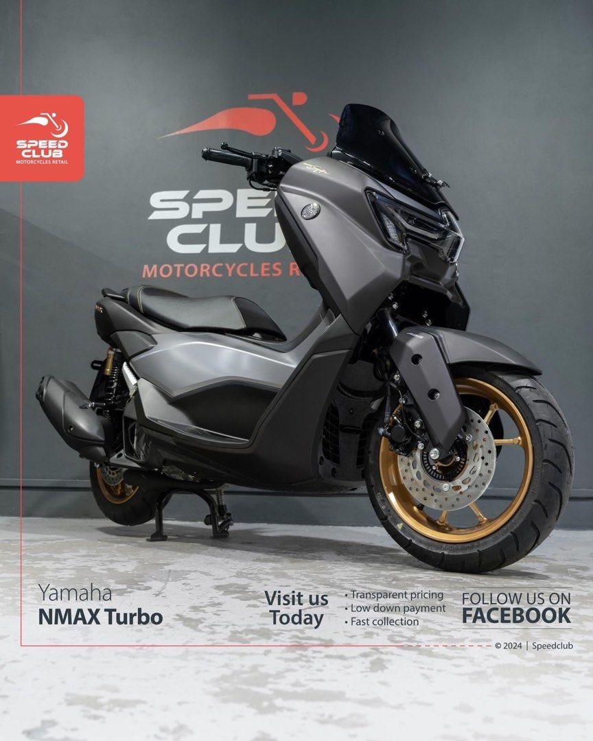 YAMAHA NMAX TECHMAX TURBO NO ADMIN/LOAN FEE, Motorcycles, Motorcycles ...
