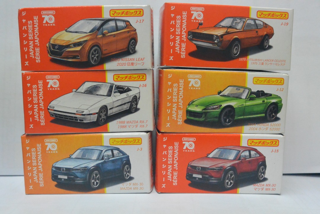 2023 Matchbox Japan Series Diecast cars lot of 6 pcs, 興趣及遊戲, 玩具 & 遊戲類 ...