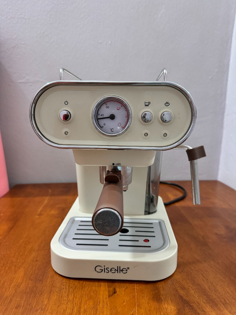 20 Bar Giselle Automatic Espresso Milk Froth Coffee Machine Thermometer ...