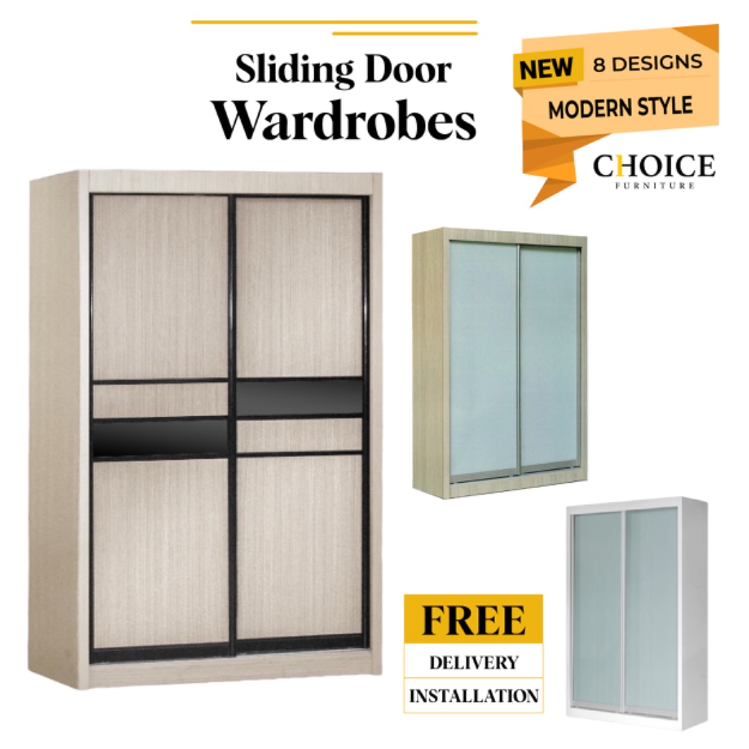 4 Ft Sliding Door Wardrobes, Furniture & Home Living, Furniture ...