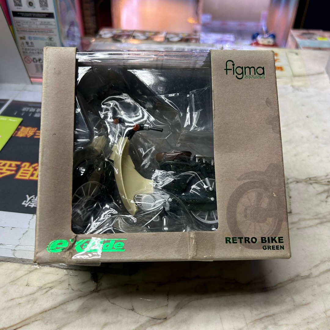 （旺角家樂坊9樓門市現貨）中古 figma ex:ride: ride.005 Motorbikes Retro bike Green ...