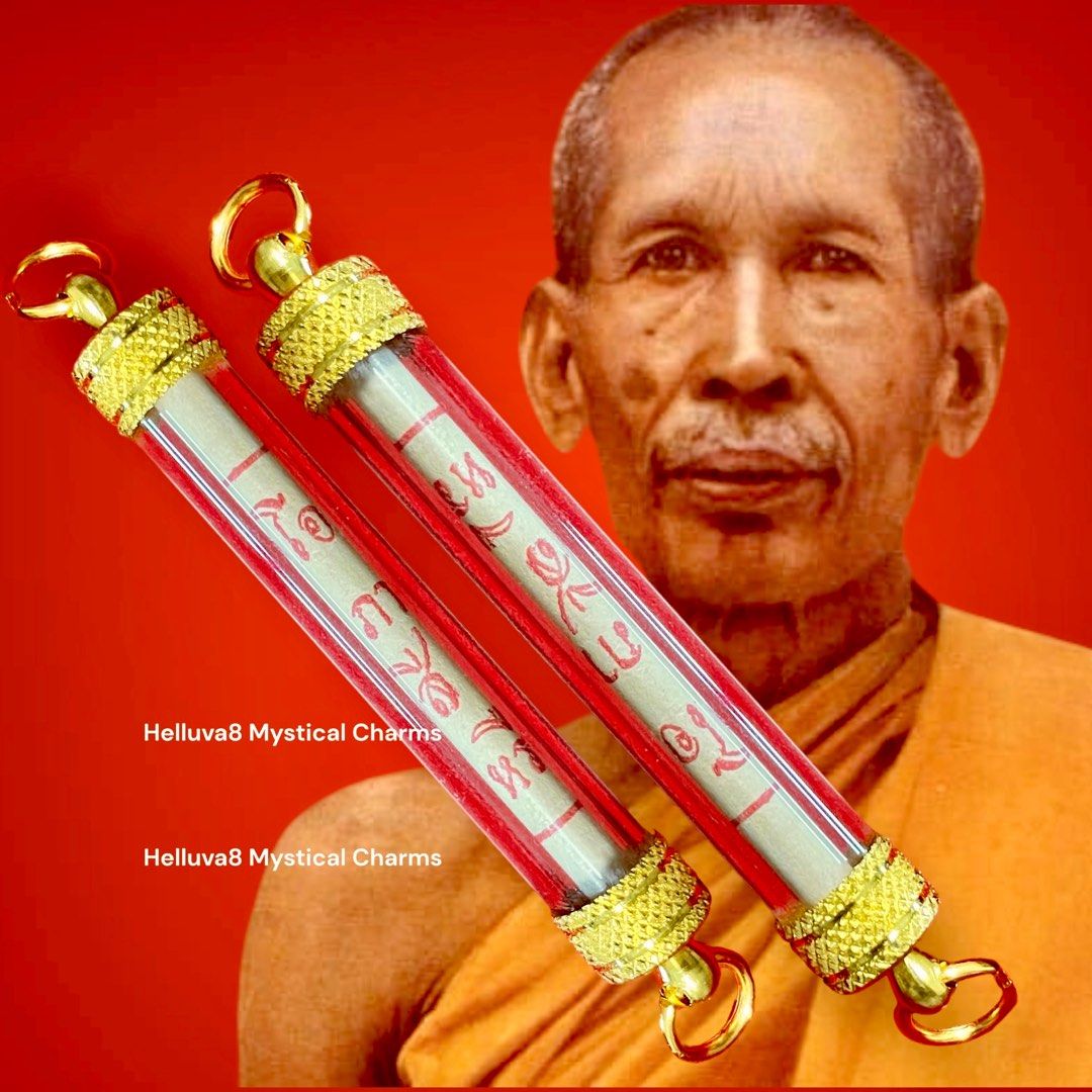 火神龍婆奧巴洗 2495 LP Opasi Kradad Yant Phra Katha, Wat BangMod Thai Talisman ...