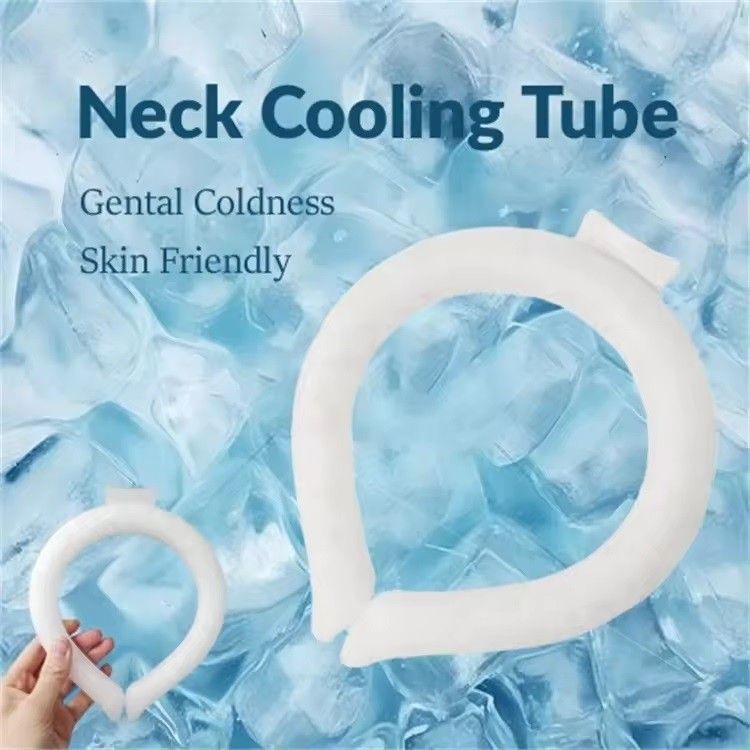 可重複使用的 PCM 材質冷卻頸環 冷卻頸管 穿戴式冷卻頸帶 - 一種尺寸和顏色 rttckp Reusable PCM Material ...