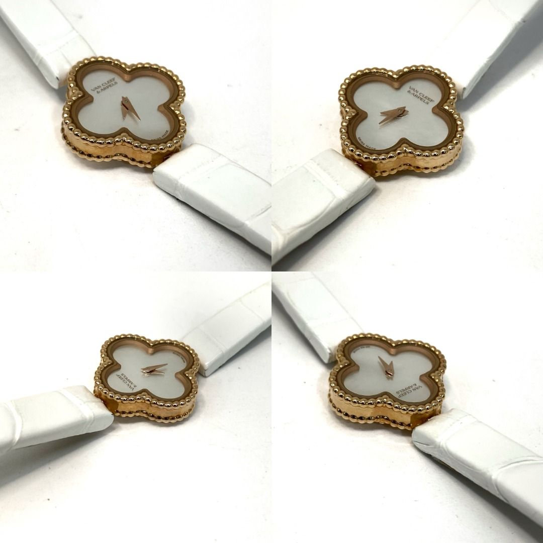 Van Cleef & Arpels 梵克雅寶 VCA Sweet Alhambra 23 18K Rose Gold Mother of ...