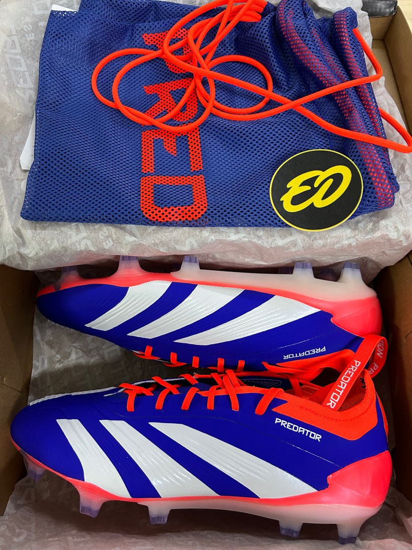Adidas Predator FT Elite Foldover tongue Samurai Blue, Men's Fashion ...