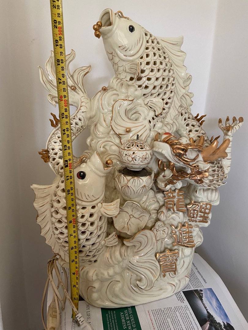 Antique Ceramic Dragon Fish, Hobbies & Toys, Collectibles & Memorabilia ...