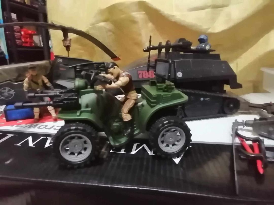 ATV (All Terrain Vehicle) Compatible with GI JOE Classified 6" Figures ...
