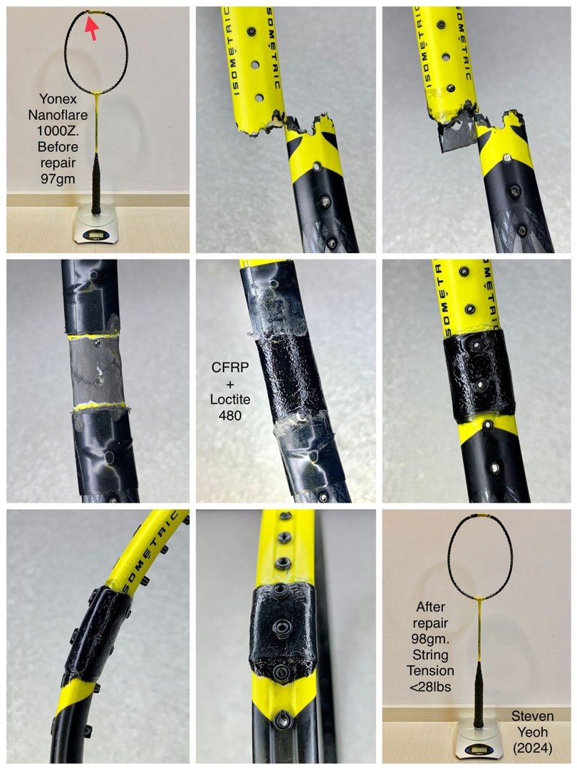 Badminton Racquet Repair Services, Sports Equipment, Other Sports ...