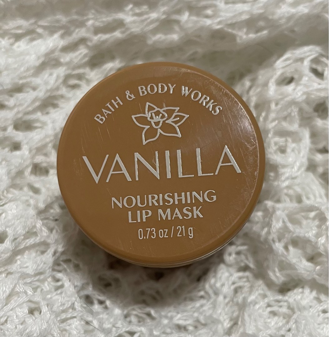 Bath & Body Works Vanilla Nourishing Lip Mask, Beauty & Personal Care ...