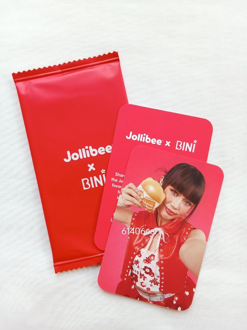 Bini Maloi Jollibee photocard (jollibini pc poca card), Hobbies & Toys ...