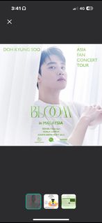 wts doh kyung soo asia fan concert tour bloom in kl malaysia, Tickets ...