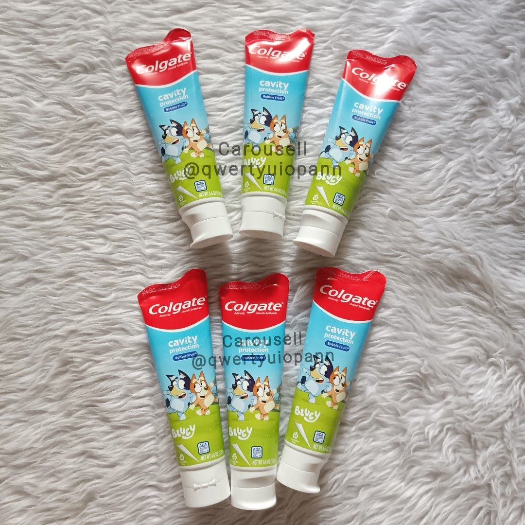 Bluey Colgate Toothpaste, Babies & Kids, Bathing & Changing, Baby ...