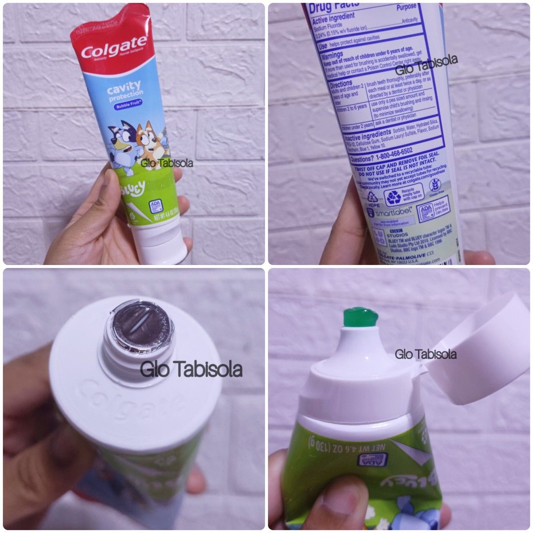 Bluey Colgate Toothpaste, Babies & Kids, Bathing & Changing, Baby ...