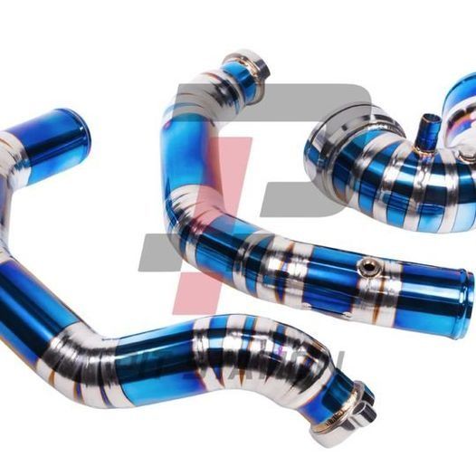 BMW F80 M3 S55 Engine ApexBuilt Style Titanium Front Mount Intake Kit ...