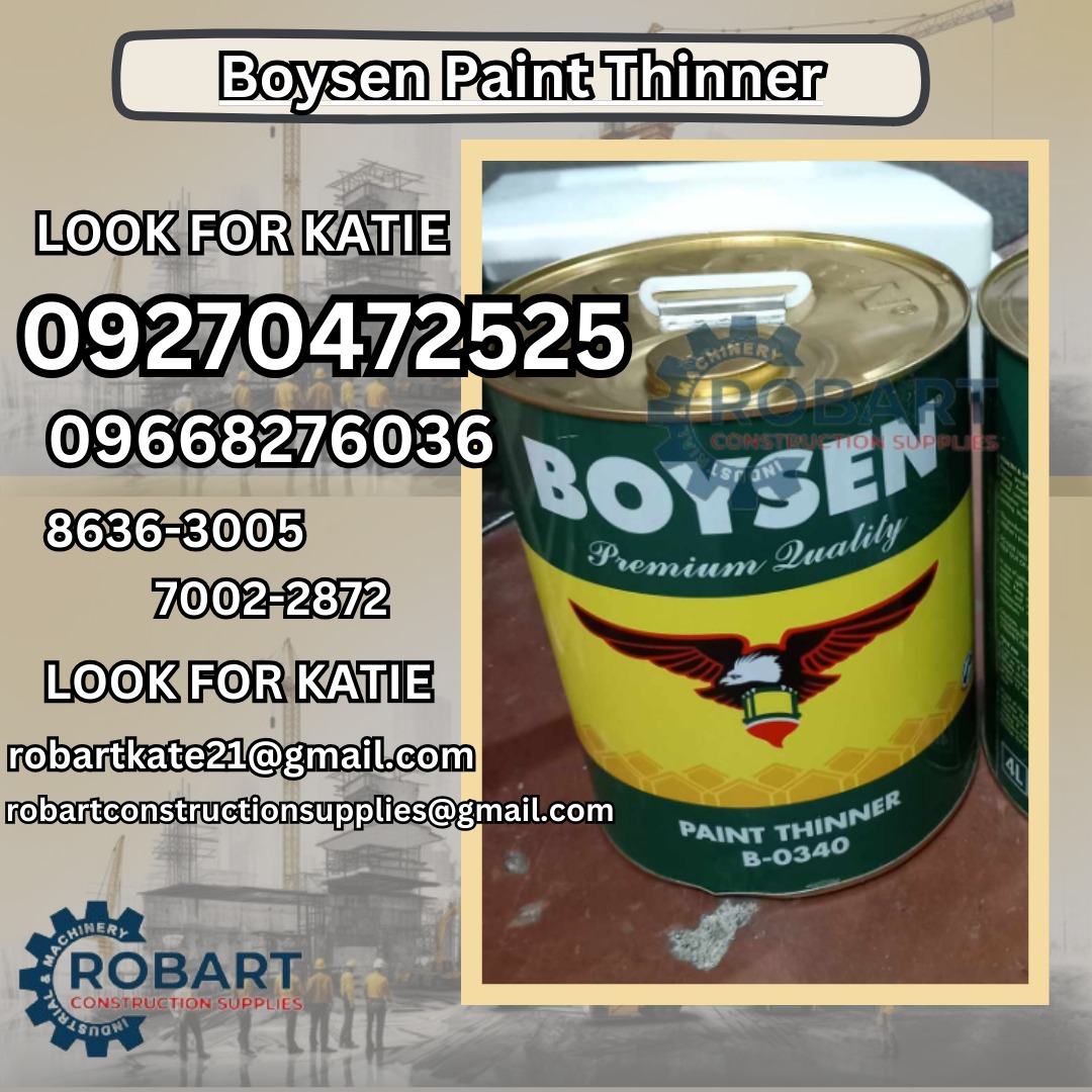 Boysen Paint Thinner, Commercial & Industrial, Construction Tools ...