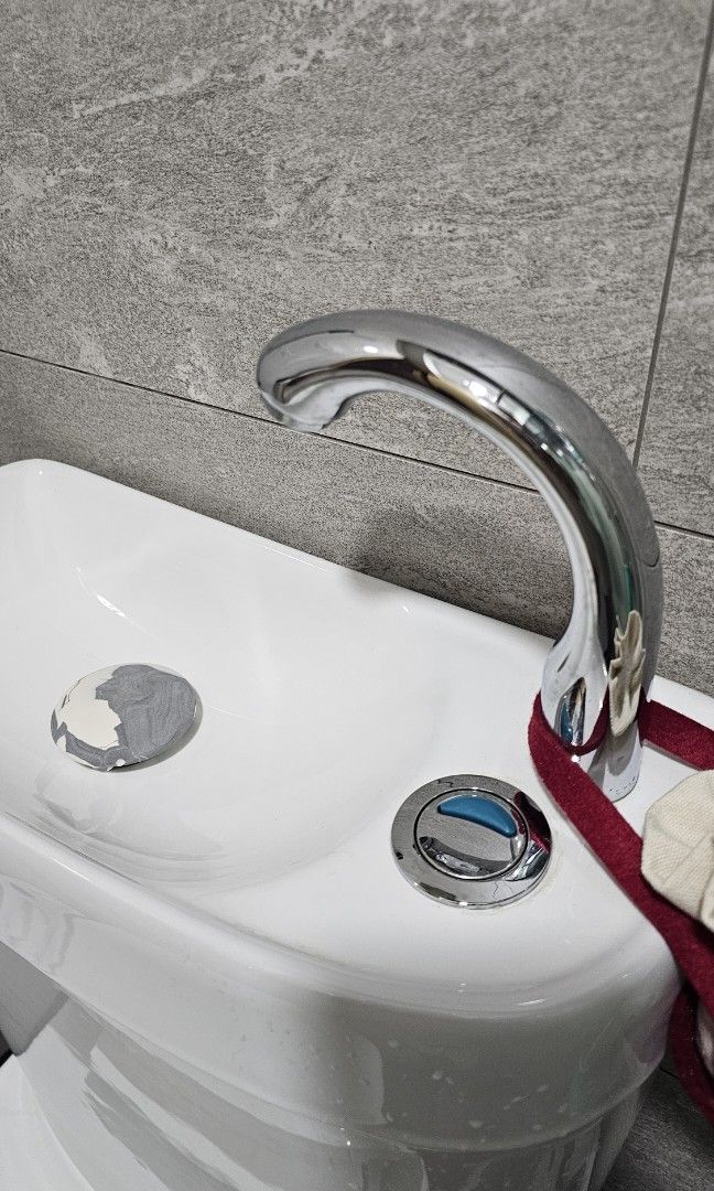 BTO eco toilet bowl sink cap, Furniture & Home Living, Bathroom ...