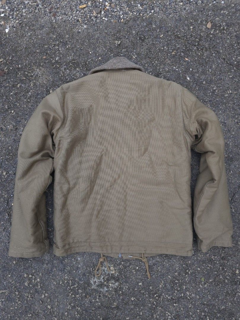 Buzz Rickson Type N-1 USN Deck Jacket Talon Zipper, Men's Fashion ...