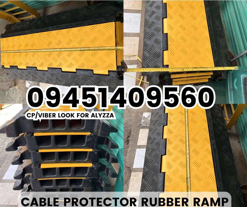 Cable protector rubber ramp 3 channel, Commercial & Industrial ...