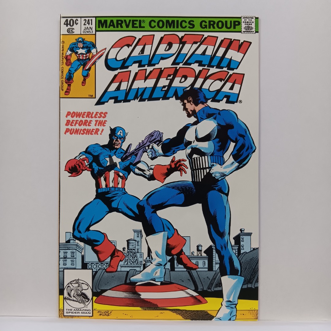 Captain America #241. VF/NM. First battle of the Punisher vs Captain ...