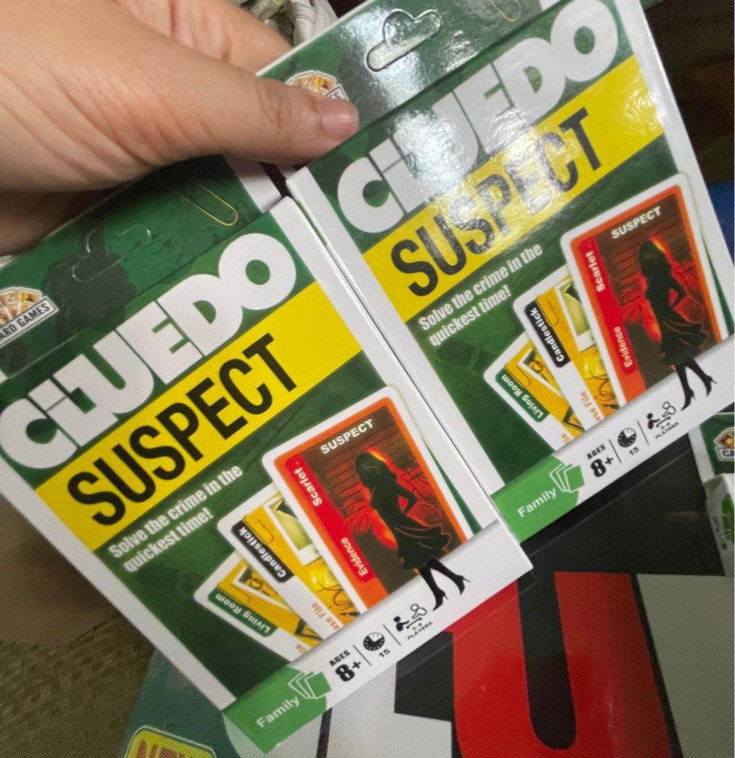 Cluedo Card Game, Hobbies & Toys, Toys & Games on Carousell