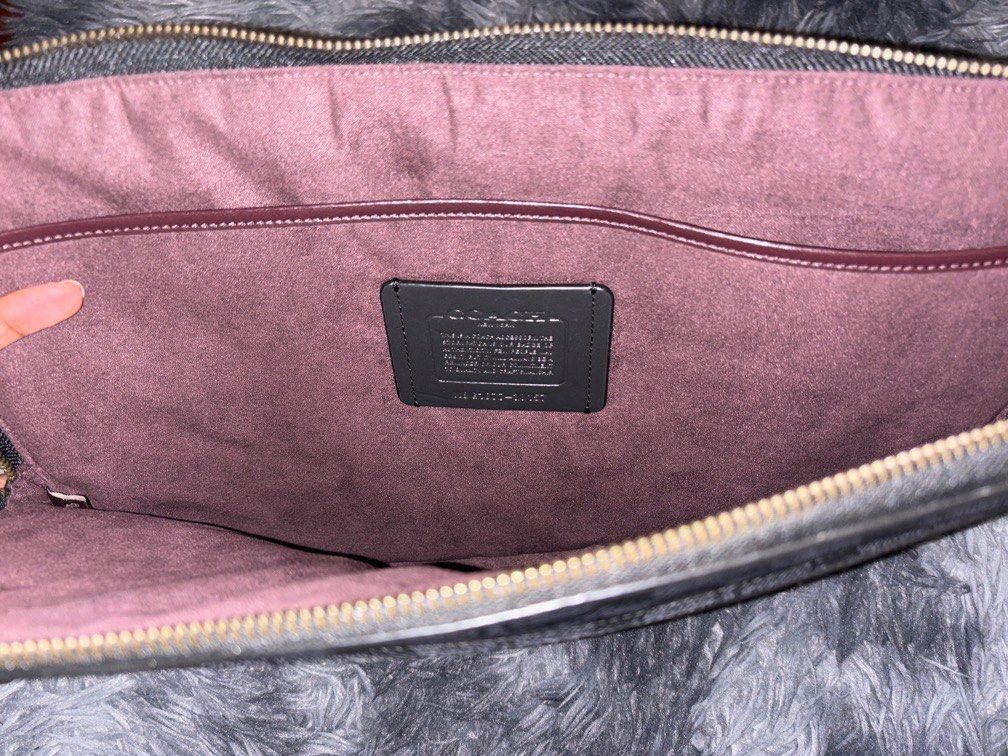 Coach Laptop Case, Men's Fashion, Bags, Backpacks on Carousell