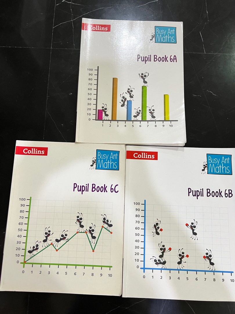 Collins Busy Ant Maths Pupil Book Y6 bundle, Hobbies & Toys, Books ...