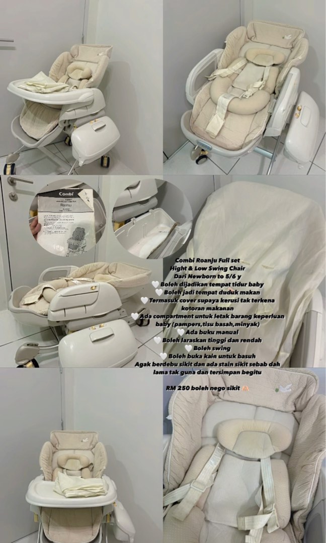 Combi Full Set hi & Low chair , Babies & Kids, Baby Nursery & Kids ...