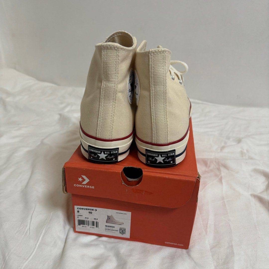 Converse 70s High Parchment, Men's Fashion, Footwear, Sneakers on Carousell