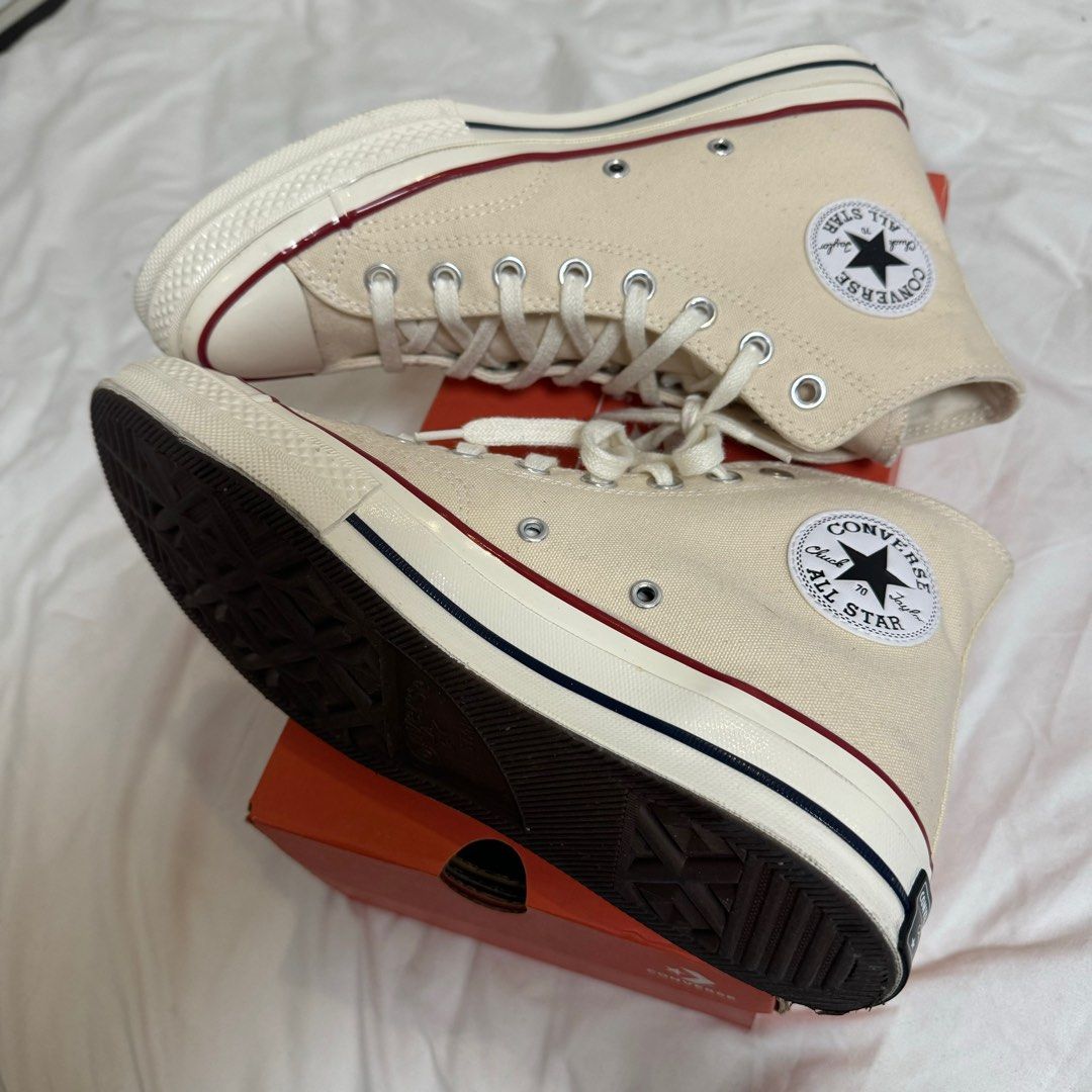 Converse 70s High Parchment, Men's Fashion, Footwear, Sneakers on Carousell