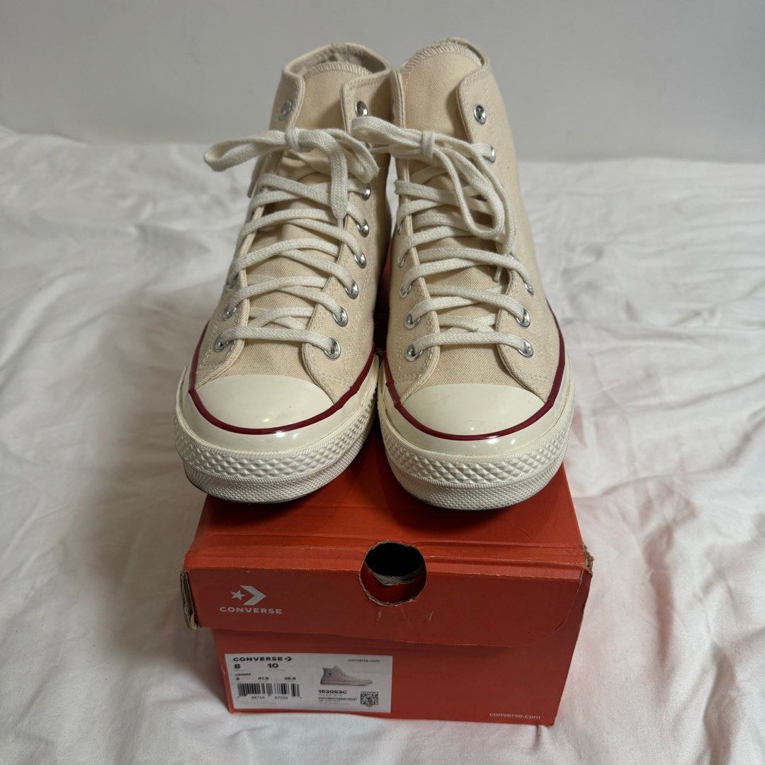 Converse 70s High Parchment, Men's Fashion, Footwear, Sneakers on Carousell