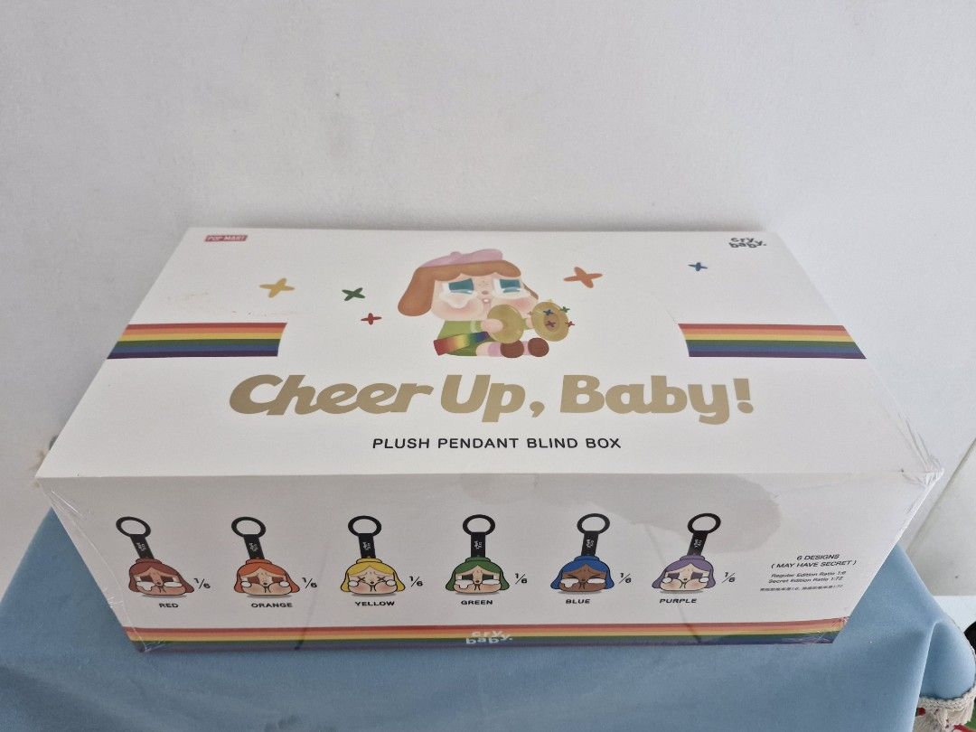 CRYBABY CHEER UP, BABY! SERIES-Plush Pendant Blind Box, Hobbies & Toys ...