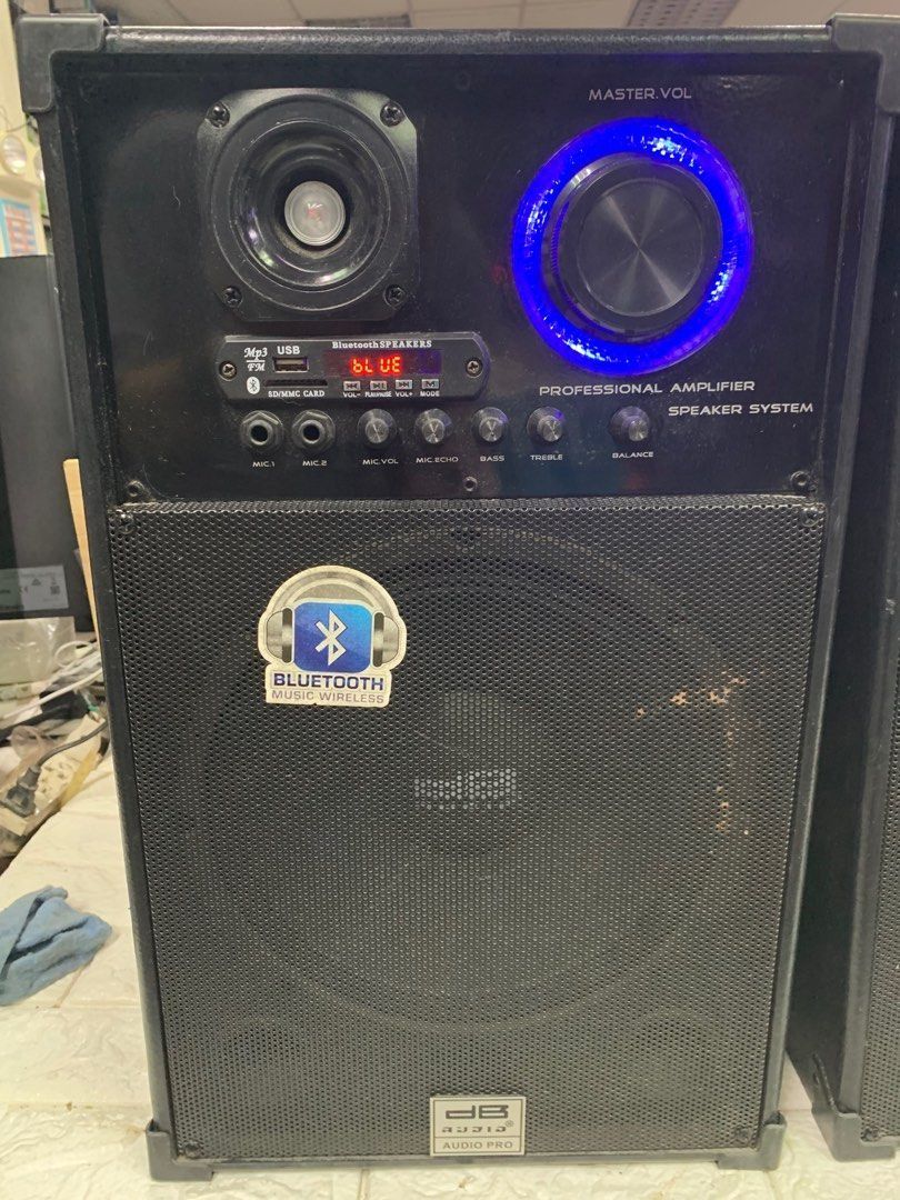 DbAudio Bass Master 100BT Amplified Speaker 450wats x2 Max Output ...