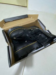 DR MARTENS DOCMART DOKMAT BOOTS BLACK SOPHIA, Men's Fashion, Footwear ...